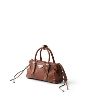 Prada Karin Small Leather Bag - Palisander