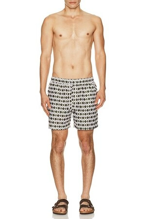Oas Printed Swim Shorts - Pine