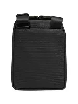 PIQUADRO Leather-trim Messenger Bag