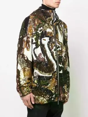 Dsquared2 Sequinned Zip-up Jacket