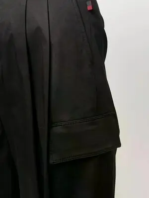 Woolrich High-waisted Pleated Wide-leg Trousers