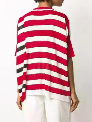 Woolrich Striped Short-sleeve Knit Top