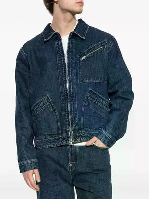 Kenzo Signature Utility Logo-embroidered Denim Jacket