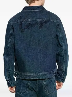 Kenzo Signature Utility Logo-embroidered Denim Jacket