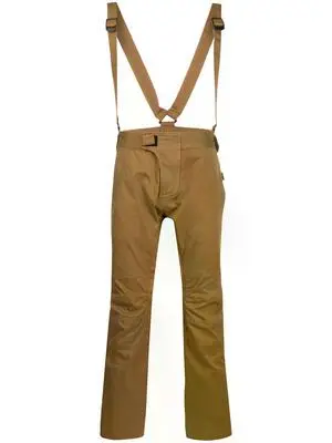 Dsquared2 Zip Detail Cargo Trousers With Suspenders - Neutrals