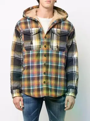 Dsquared2 Icon Check Print Hooded Jacket
