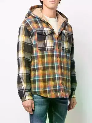 Dsquared2 Icon Check Print Hooded Jacket