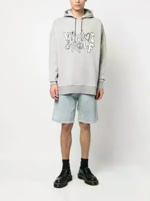 Viktor & Rolf Logo Print Cotton Hoodie