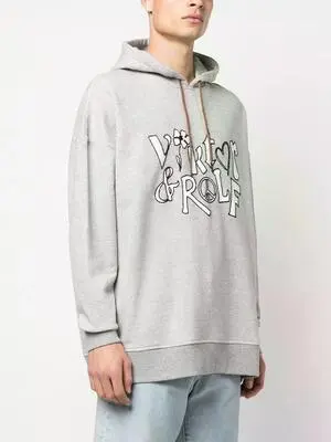 Viktor & Rolf Logo Print Cotton Hoodie