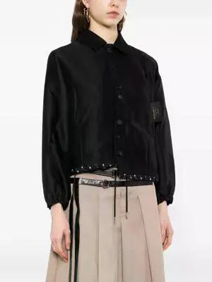 Undercover Printed-hem Jacket