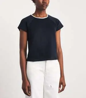 ME+EM Organic Cotton-blend Terry Baby Fit T-shirt