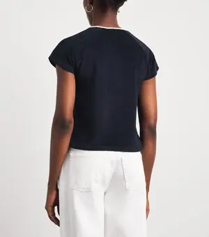 ME+EM Organic Cotton-blend Terry Baby Fit T-shirt