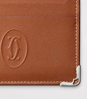 Cartier Leather Must De Card Holder - Beige