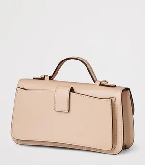Cartier Panthère Leather Top Handle Bag - Beige