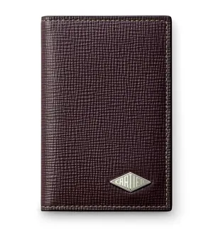 Cartier Leather Losange Card Holder - Brown