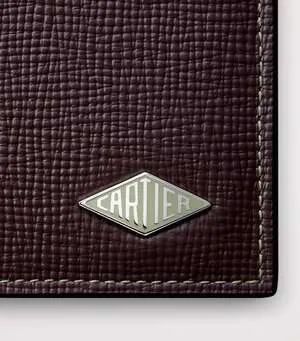 Cartier Leather Losange Card Holder - Brown