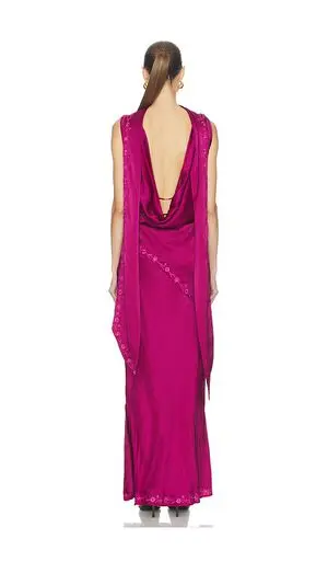 YELLOW THE LABEL Nina Silk Dress