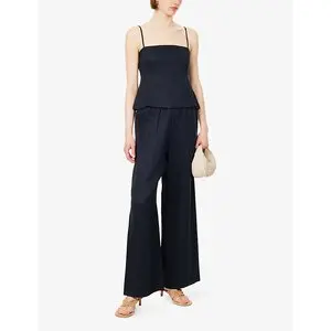 Jenni Kayne Demi Wide-leg Trousers - Navy