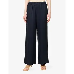 Jenni Kayne Demi Wide-leg Trousers - Navy
