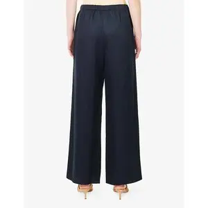 Jenni Kayne Demi Wide-leg Trousers - Navy