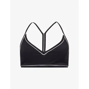 TALA Dayflex Contrast Sweetheart Sports Bra - Shadow Black