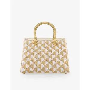 BVLGARI Serpentine Duo Raffia Tote Bag