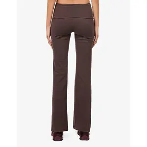 SISTERLY TRIBE Soft Cotton Foldover Yoga Trousers