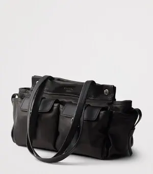 Prada Medium Leather Route Tote Bag