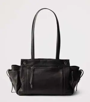 Prada Medium Leather Route Tote Bag