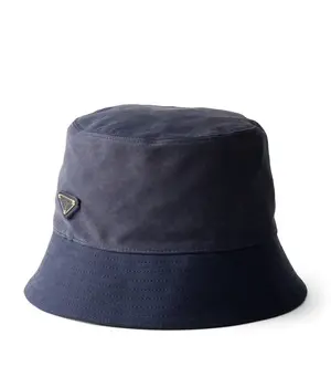 Prada Satin Bucket Hat - Blue