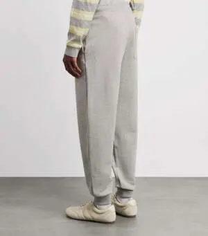 AMI Paris Cotton De Coeur Sweatpants - Grey