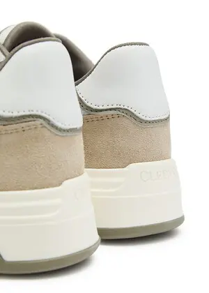 CLEENS Lay Up Panelled Leather Sneakers - Sand