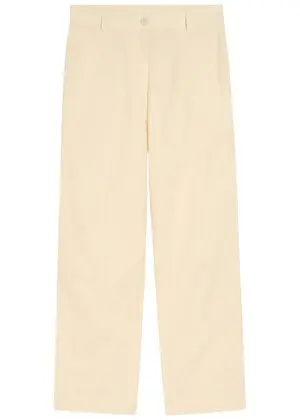 Dries Van Noten Cotton Trousers - Ecru