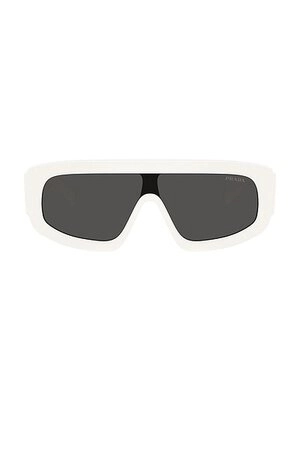 Prada Irregular Frame Sunglasses - White