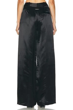 GRACE LING Pleated Claw Wide Leg Trouser