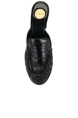 Saint Laurent Le Loafer Mule Pump - Nero