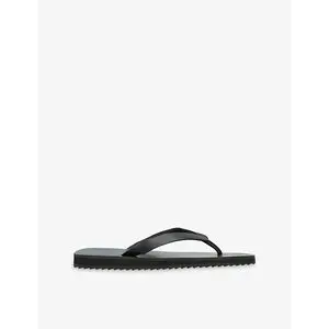 Senso Leather Flip-flops - Black