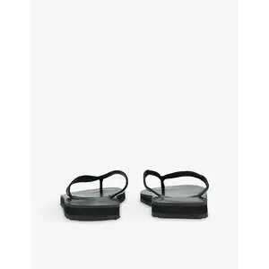 Senso Leather Flip-flops - Black