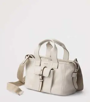 Prada Medium Leather Tote Bag