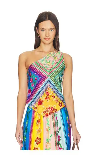 Saloni Madeline Top - Blue