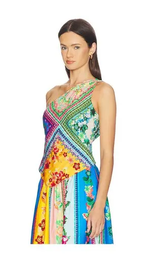 Saloni Madeline Top - Blue