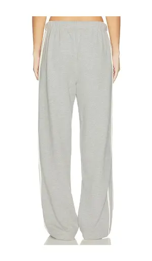 Donni. The Eco-terry Stripe Crop Pant In . Also