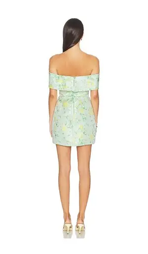 Katie May Odessa Off-the-shoulder Jacquard Dress