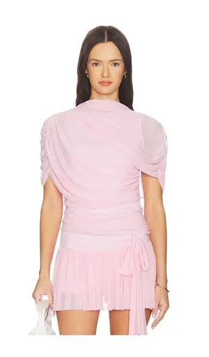 Amanda Uprichard X Revolve Evianna Top - Pink