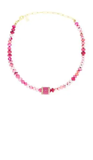 ELIZABETH COLE Chroma Necklace - Pink