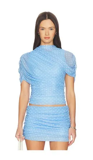 Amanda Uprichard Evianna Top - Baby Blue