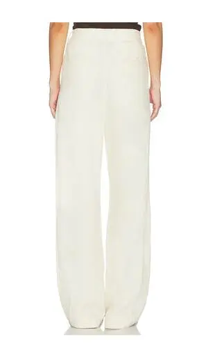 DL1961 Dl Taylor Relaxed Barrel High Rise Linen Pants In . Also - Cream