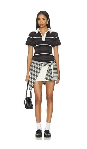 ALIGNE Maiden Stripe Polo