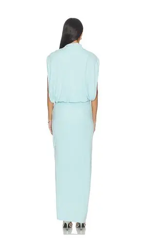 Simkhai Draped Jersey Midi Dress