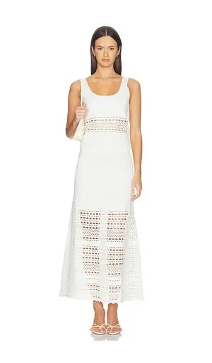 Simkhai Fitzgerald Open Stitch Knit Tank - Ivory